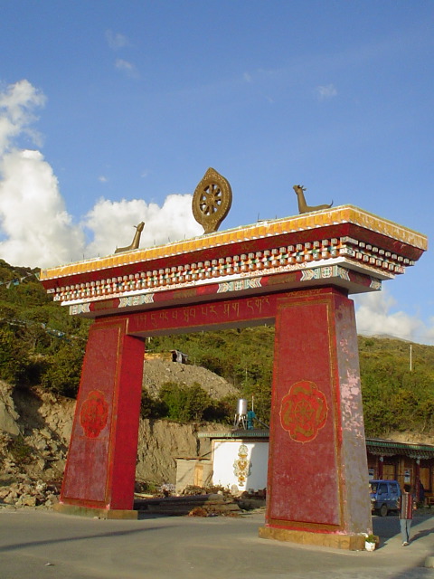 Gate into Tibet